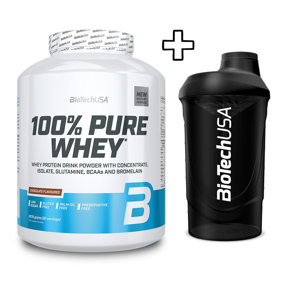 Biotech Usa 100% Pure Whey 2270g Salted Caramel & Biotech Usa Wave ...