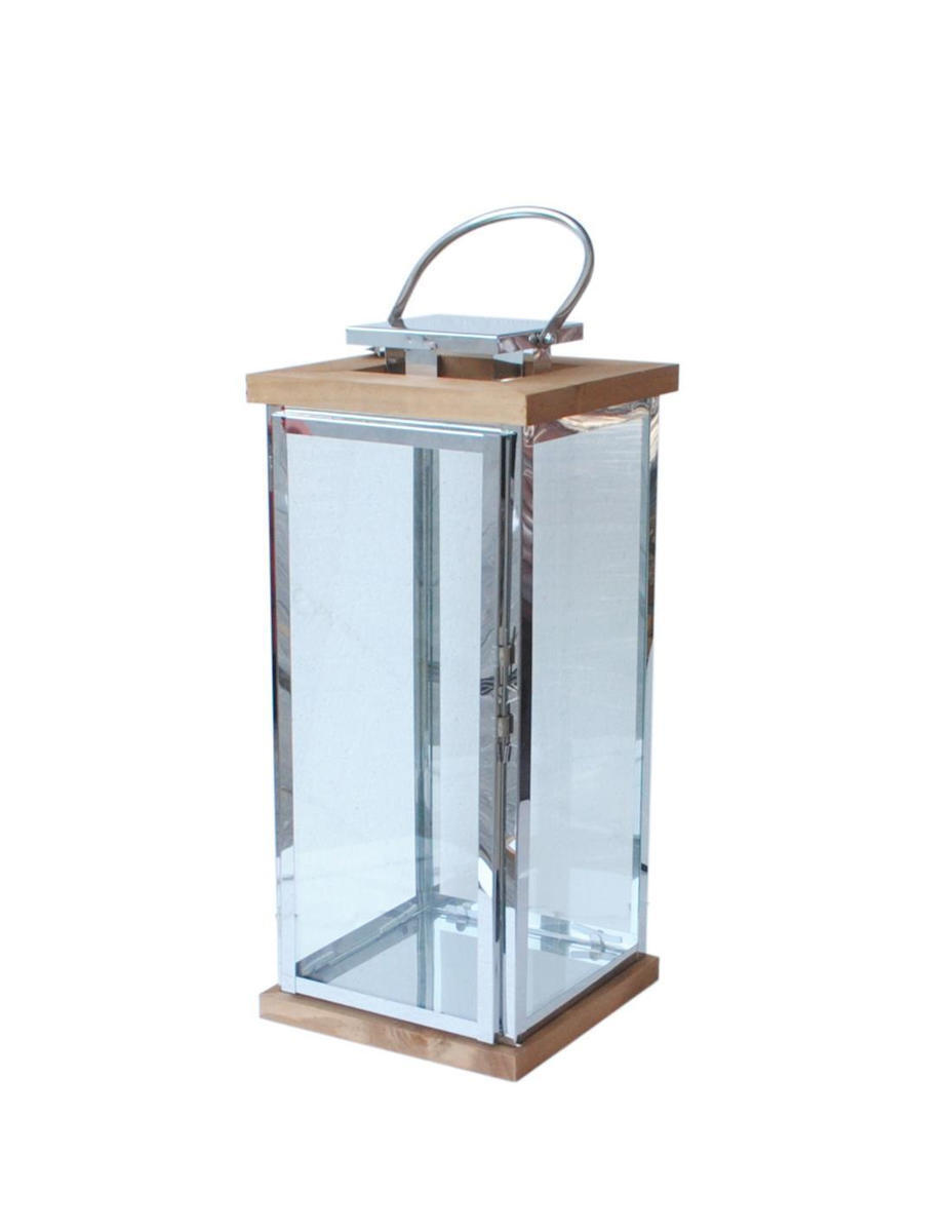 Atmosphera Felinar Metalic De masă Transparent 22x22x50.2buc 1buc 00.07 ...