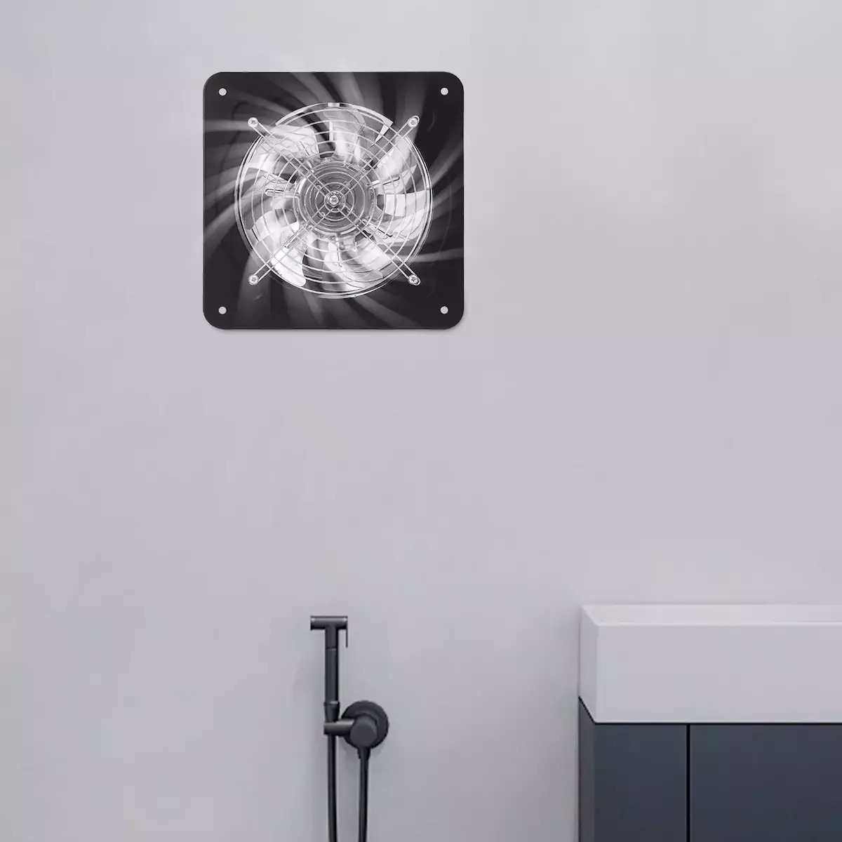 Wall Mount Exhaust Fan 80w Power Modern Design | Skroutz.gr