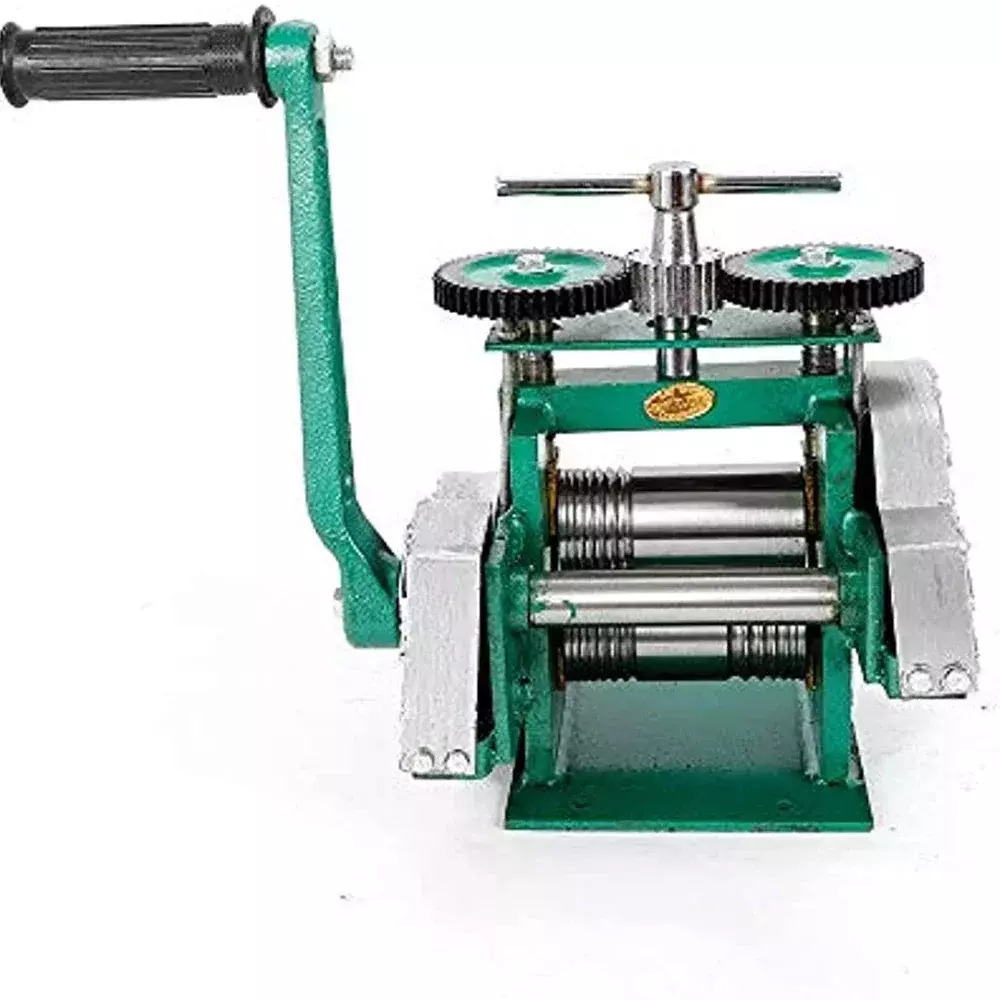 Manual Rolling Mill Machine Durable Construction Adjustable Rollers Green | Skroutz.gr