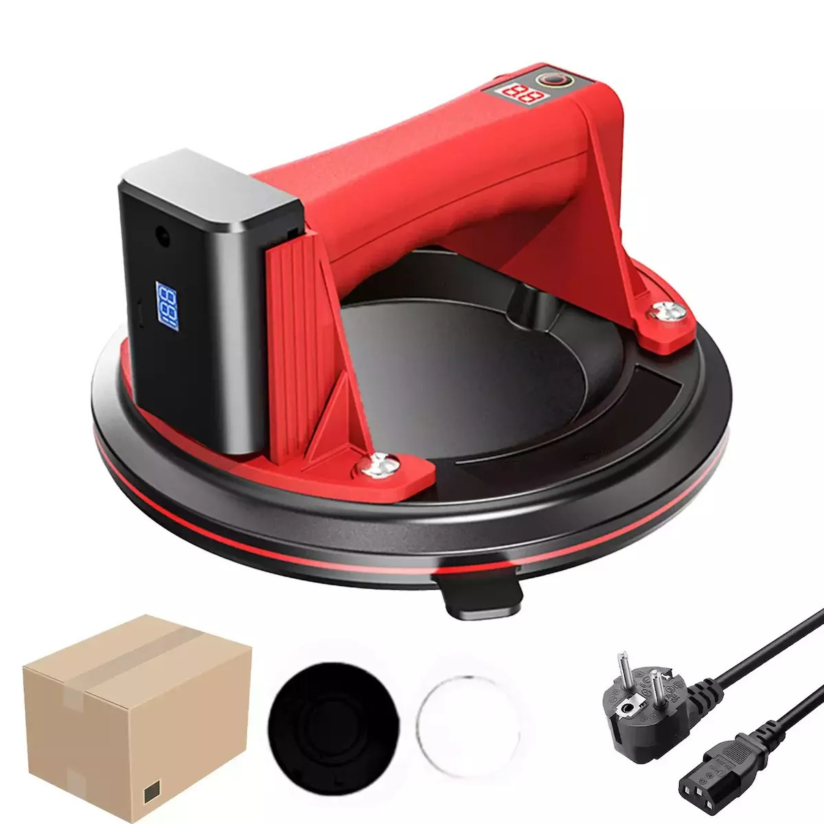 Electric Vacuum Suction Cup Lifter 200 Kg Load Capacity Hand-held ...