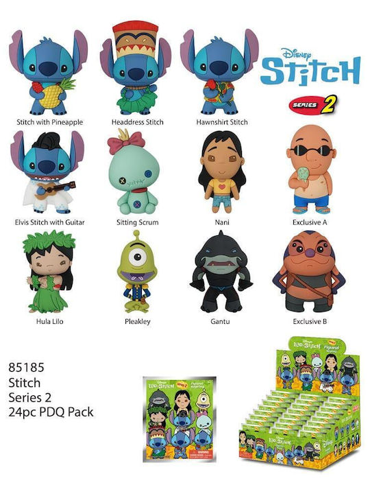 Disney Lilo & Stitch Backpack Keychain Display 24 Pcs | Skroutz Cyprus