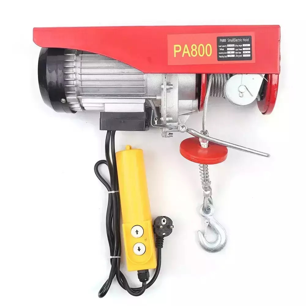 Electric Winch Powerful 1300w Motor Dual Lifting Modes Red | Skroutz.gr