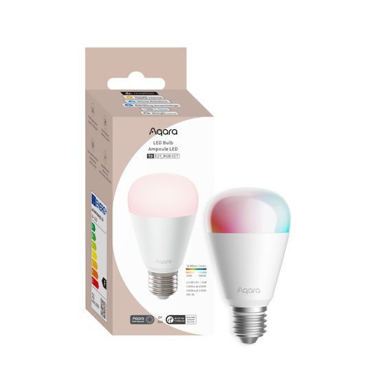 Aqara Bec Smart LED pentru Dulie E27 și Formă T2 RGB AQA-LAM-T2RGB-E27 ...