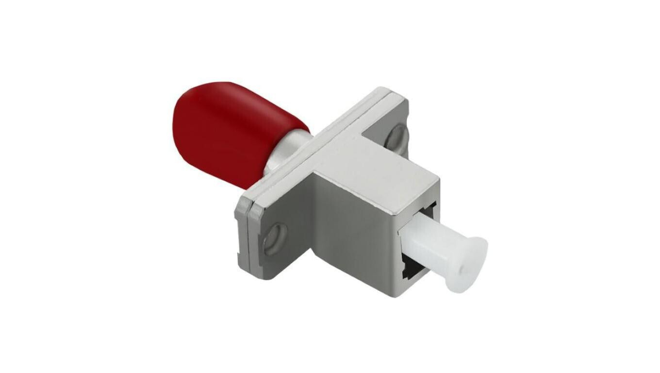 Qoltec Hybrid Fiber Adapter Lc Upc-st Upc Simplex Multimode 54150 ...