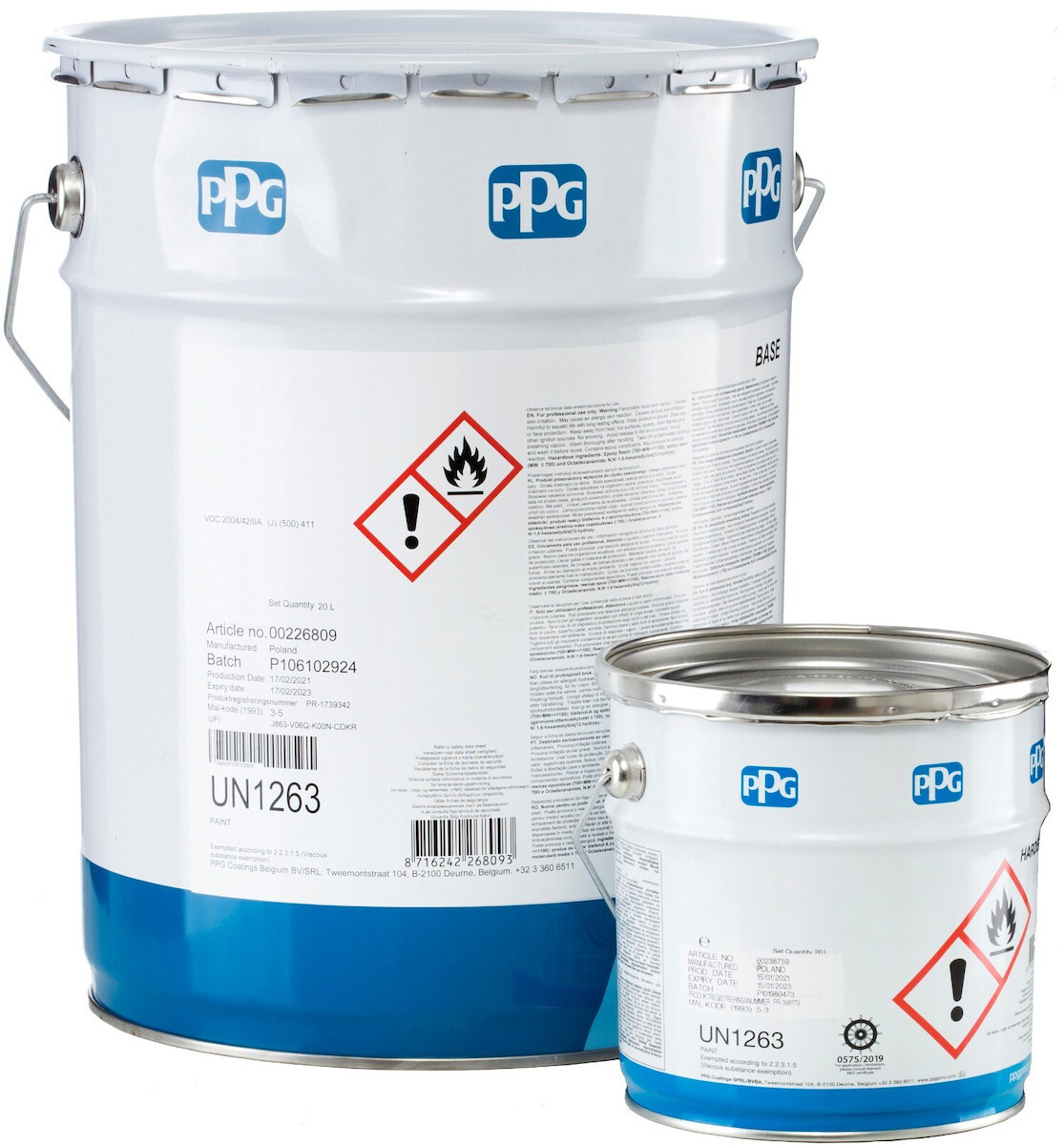 Sigmadur 550 Marine Polyurethane Paint Yachts Boats Hulls Ral 9010 20 L ...