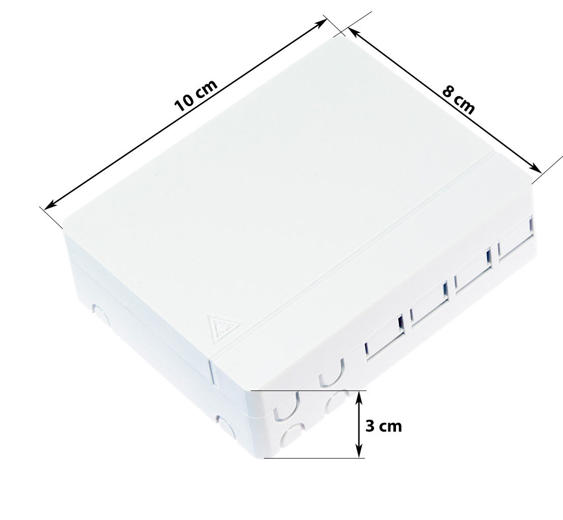 Optical Fiber Connection Box 4 X Sc Simplex Lc Duplex Without Flange ...