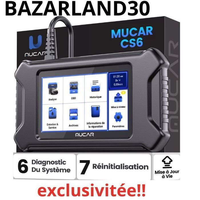 Bazarland30.mucar-car Unealtă Diagnosticare Cs6 Abs Srs Tcm Ecm Tpms ...