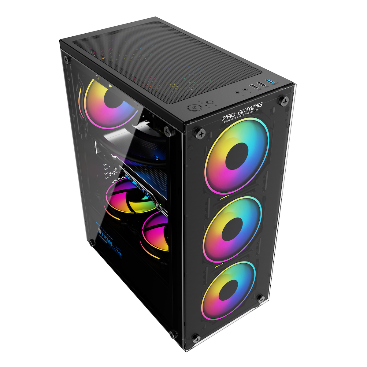 ProGaming Element Gaming Desktop PC (i7-9700/32GB DDR4/2TB SSD/Radeon ...