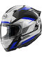 Arai Quantic Design Supra Blue Κράνος Μηχανής Full Face ECE 22.05 με ...