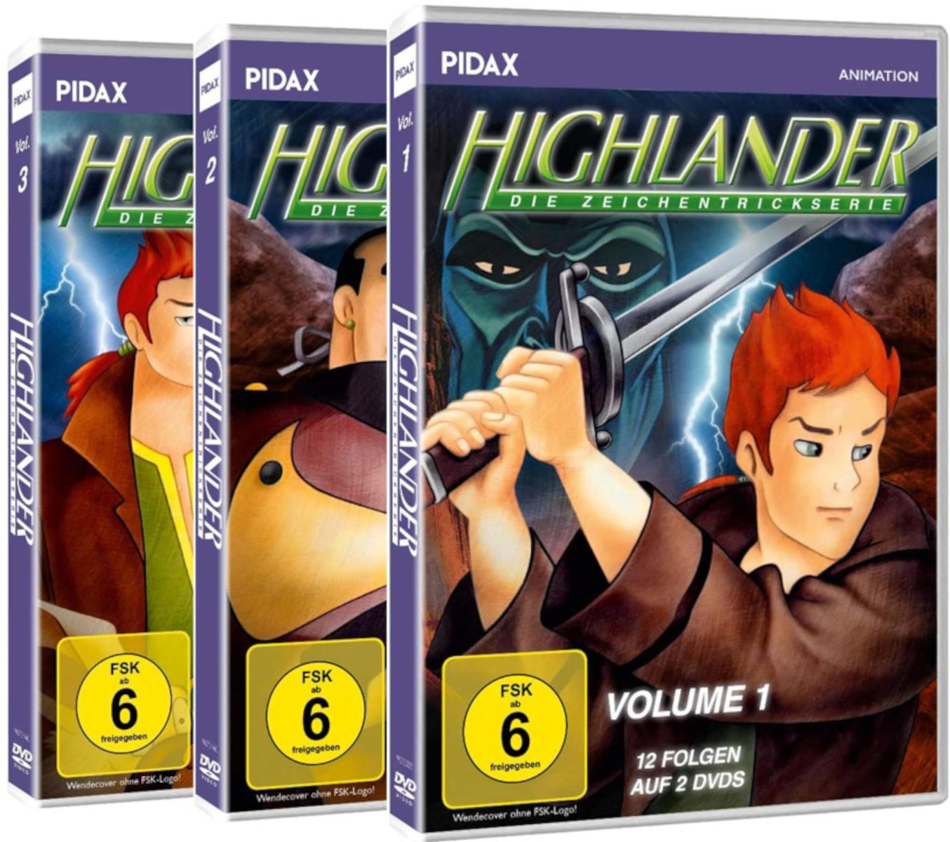 Highlander Animated Series Complete Edition Complete Cult Adventure Series Animated Adaptation ...