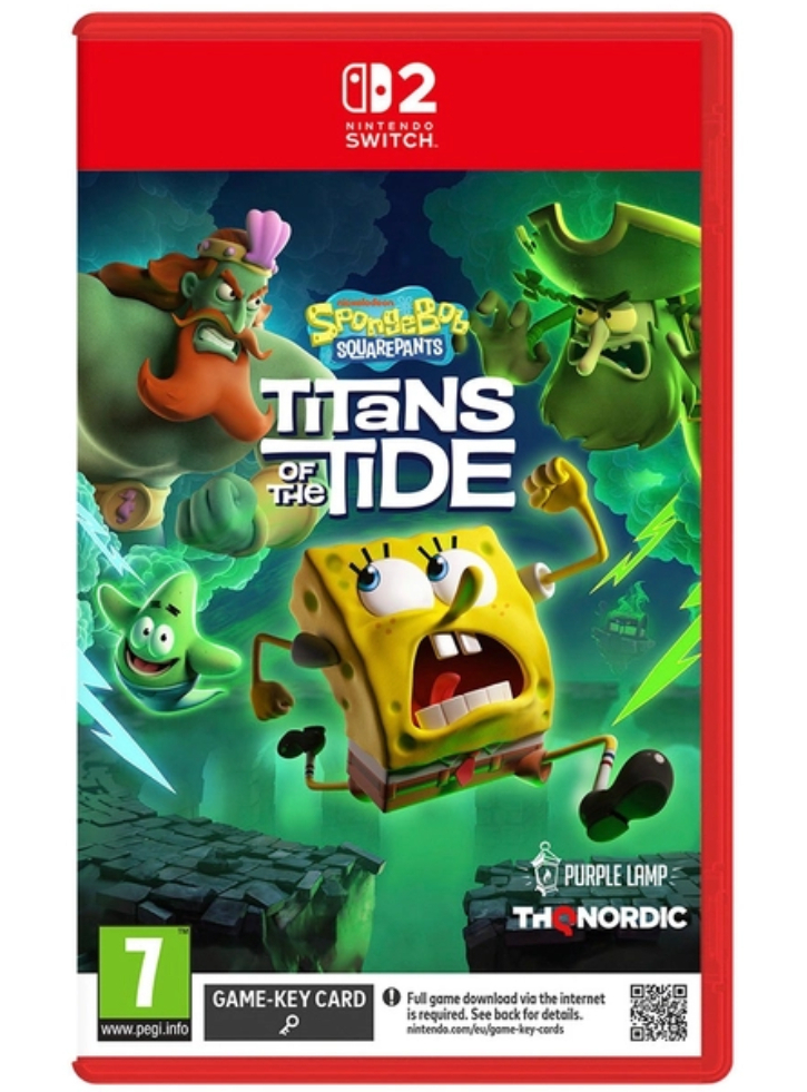 SpongeBob SquarePants: Titans Of The Tide (Game-Key Card) Switch 2 Game ...