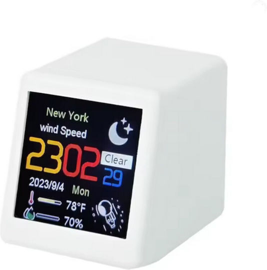 Geekmagic Smalltv-ultra Smart Gift Desktop Bed Clock Wifi Weather ...