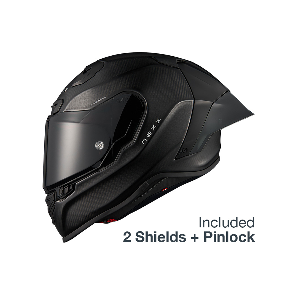 Nexx X.R3R Zero Pro 2 Black Matt Motorradhelm Volles Gesicht DOT / ECE ...