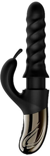 Crushious Δονητής Rabbit 25.7cm Μαύρος | Skroutz.gr