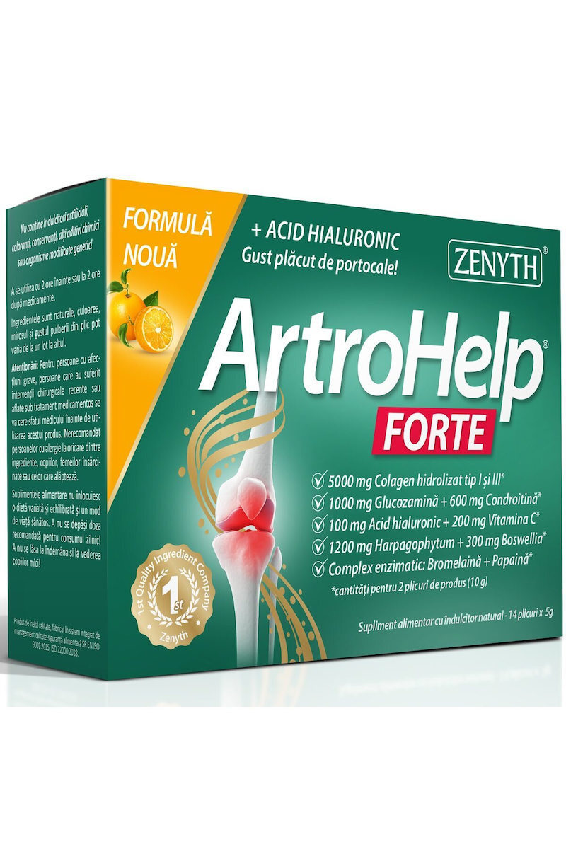 Zenyth ArtroHelp Forte 5000mg Supliment pentru Sănătatea Articulațiilor ...