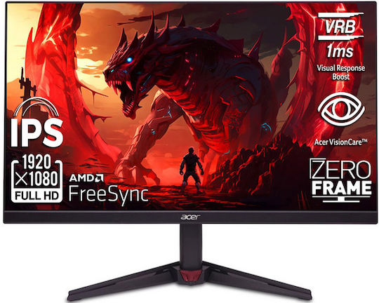 Acer Nitro VG240YP6bmipx IPS Monitor 23.8" FHD 1920x1080 144Hz με Χρόνο Απόκρισης 4ms GTG ...