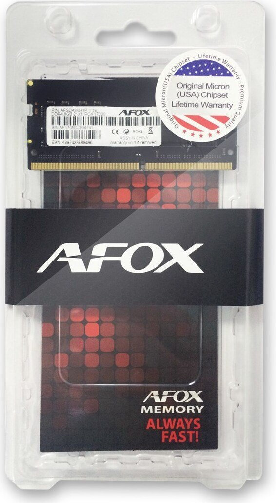 Afo DDR4 με Module 1x8GB και Ταχύτητα 2400 για Laptop | Skroutz.gr