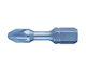 1/4'' Hex Impact Bit Blue Shock Din Iso 1173 Form E 6.3 Pozidrive Pz 3 ...