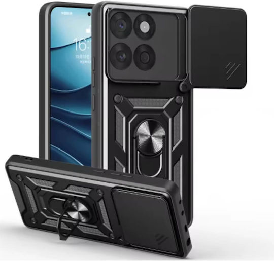 Slide Cover Back Cover Μαύρο (Motorola Edge 60 Pro) | Skroutz.gr