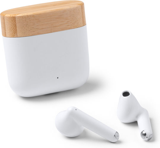 Sauro Earbud Bluetooth Handsfree Ακουστικά με Θήκη Φόρτισης Λευκά ...