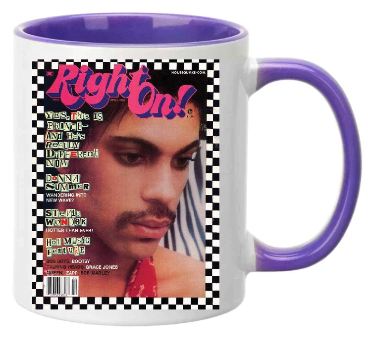 Prince Singer Κούπα No5 Κεραμική 330ml Λευκή Μωβ | Skroutz.gr