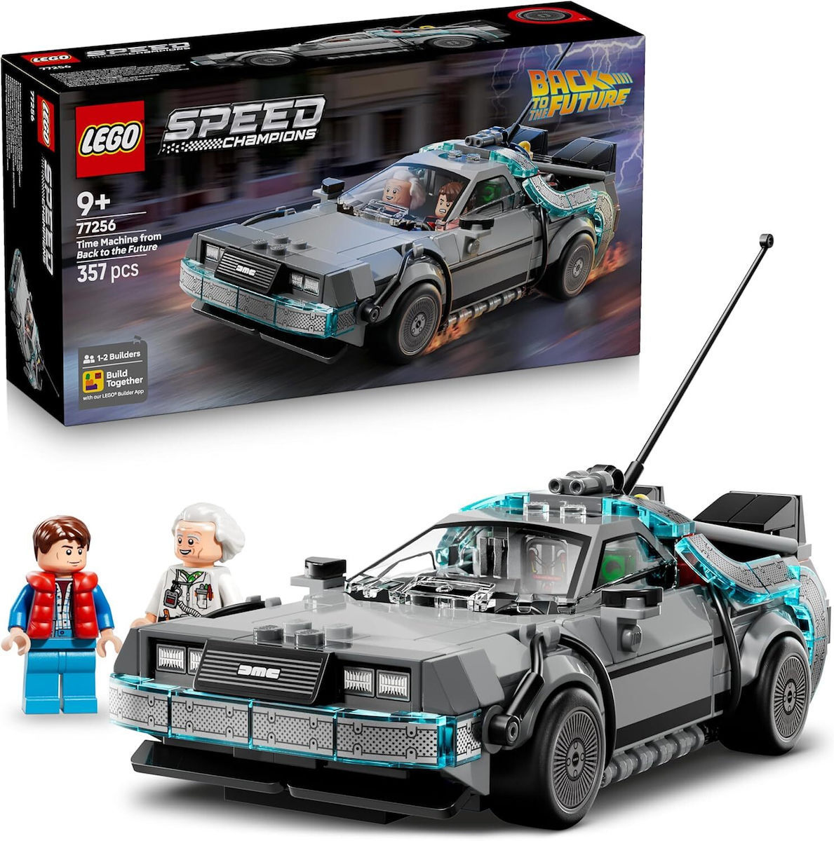 LEGO Speed Champions Time Machine from Back to the Future für 3+ Jahre ...