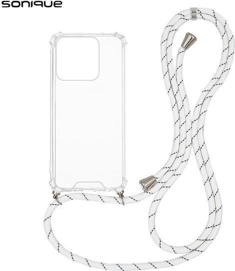 Θήκη Σιλικόνης Κορδόνι Sonique Armor Clear Honor 400 Lite 5g Rainbow ...