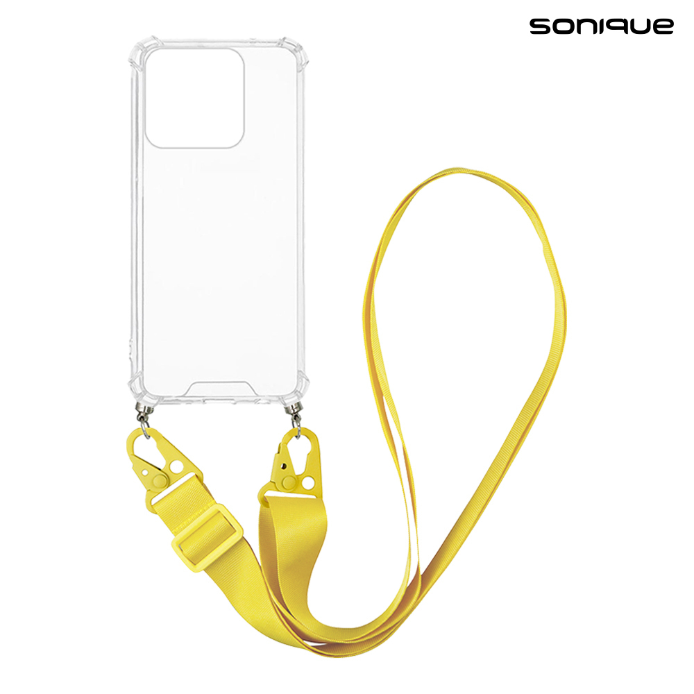 Θήκη Σιλικόνης Strap Sonique Armor Clear Honor 400 Lite 5g Κίτρινο ...