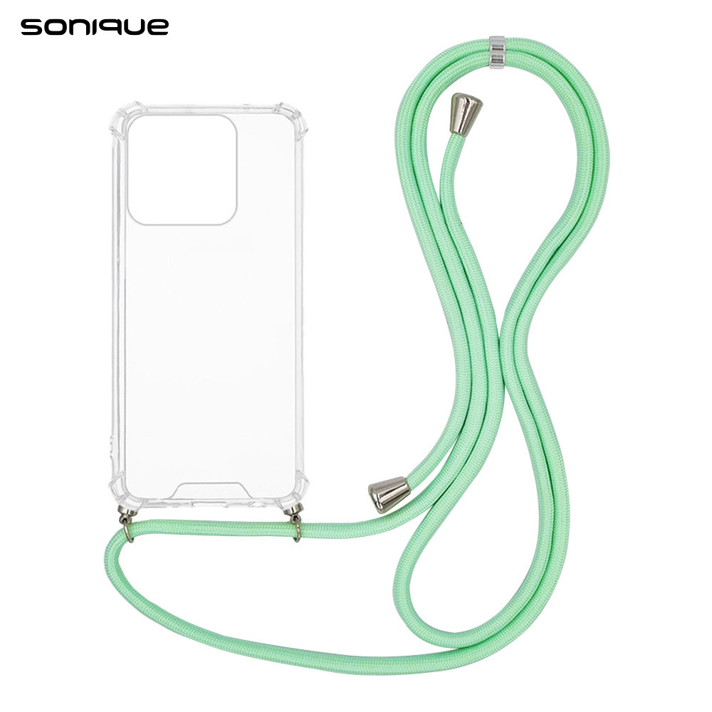 Θήκη Σιλικόνης Κορδόνι Sonique Armor Clear Honor 400 Lite 5g Βεραμάν ...