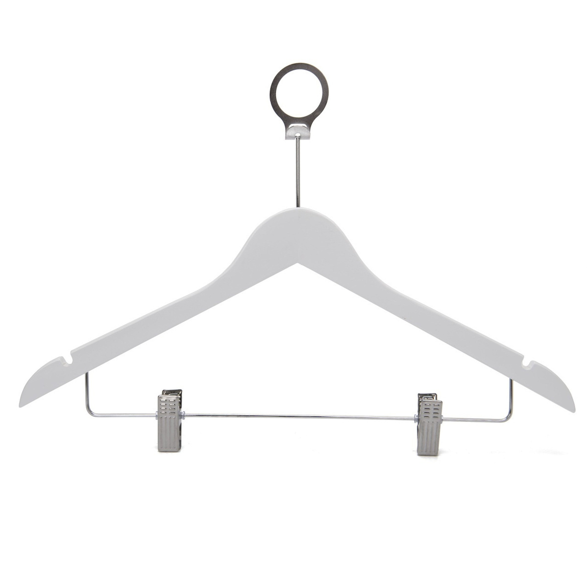Set 100 Humero Anti-theft Hotel Hangers Hook Metal Clips White | Skroutz.gr