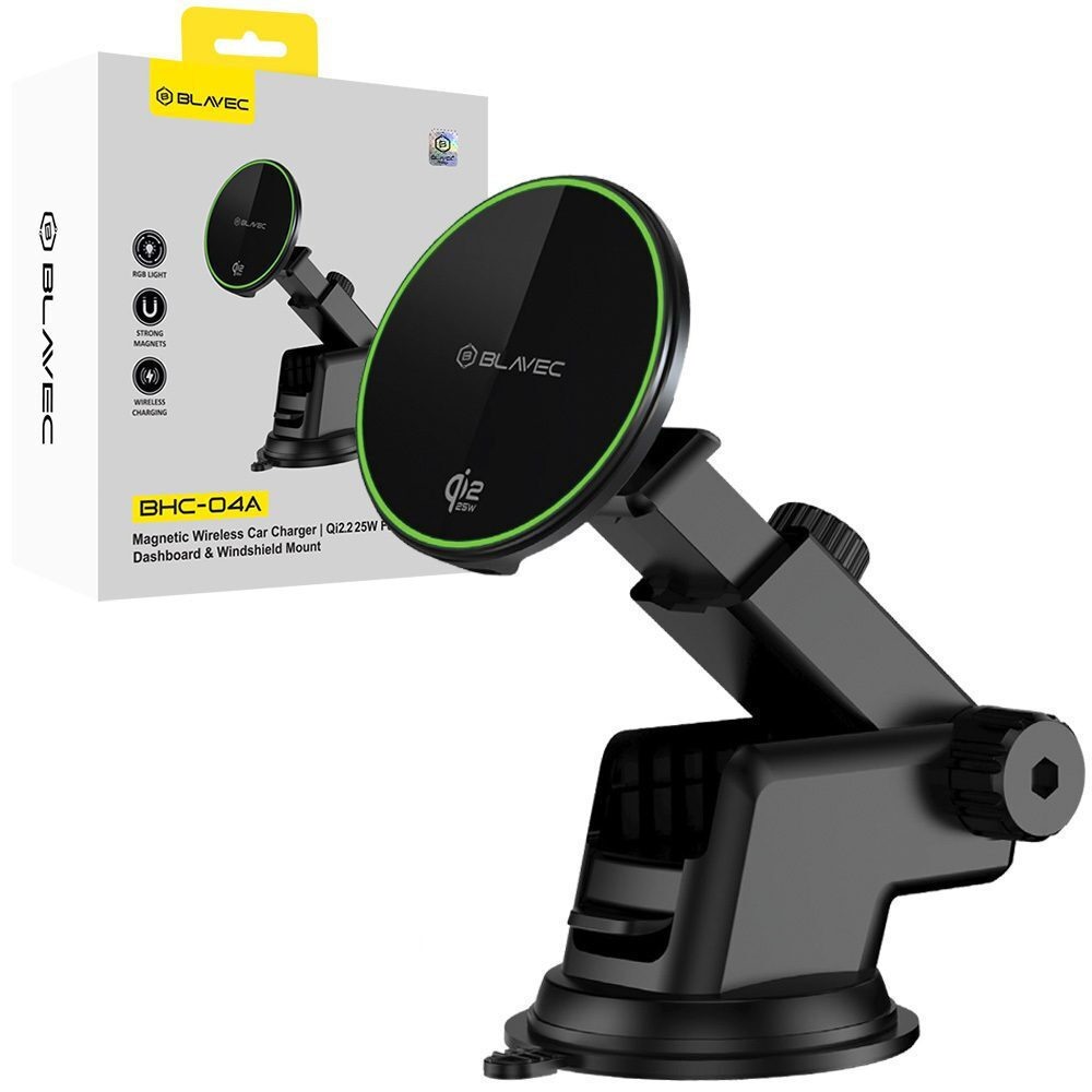 Blavec Βάση Κινητού Αυτοκινήτου με Μαγνήτη Μαύρη | Skroutz Cyprus