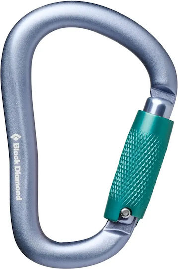 Black Diamond Rocklock Triple Lock Carabiner Grey Καραμπίνερ Ασφαλείας ...