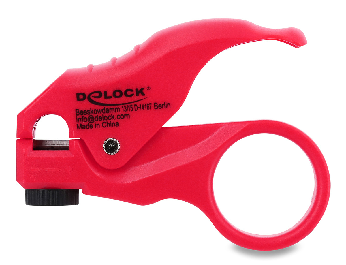 DeLock Ρυθμιζόμενος Απογυμνωτής Καλωδίων με Μέγιστη Διάμετρο Κοπής 5mm ...