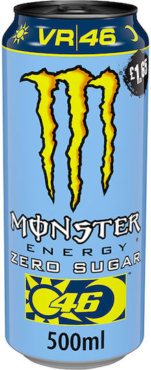 Monster Vr46 Energy Drink με Ανθρακικό, Χωρίς Ζάχαρη 500ml | Skroutz.gr